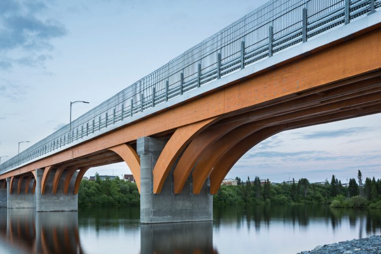 Pont de Mistissini - PicBois Québec - Construction bois au Québec